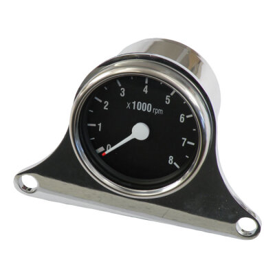 Mini electronic tachometer kit chrome, 8000 rpm - OstFreesenChoppers ...