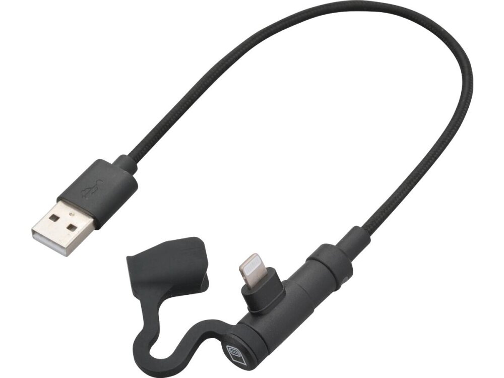 L-Shaped USB Cable USB Connector Type A to Lightning ...