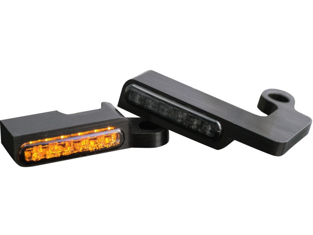 OEM Hand Control LED Turn Signals Black Anodized LED ...
